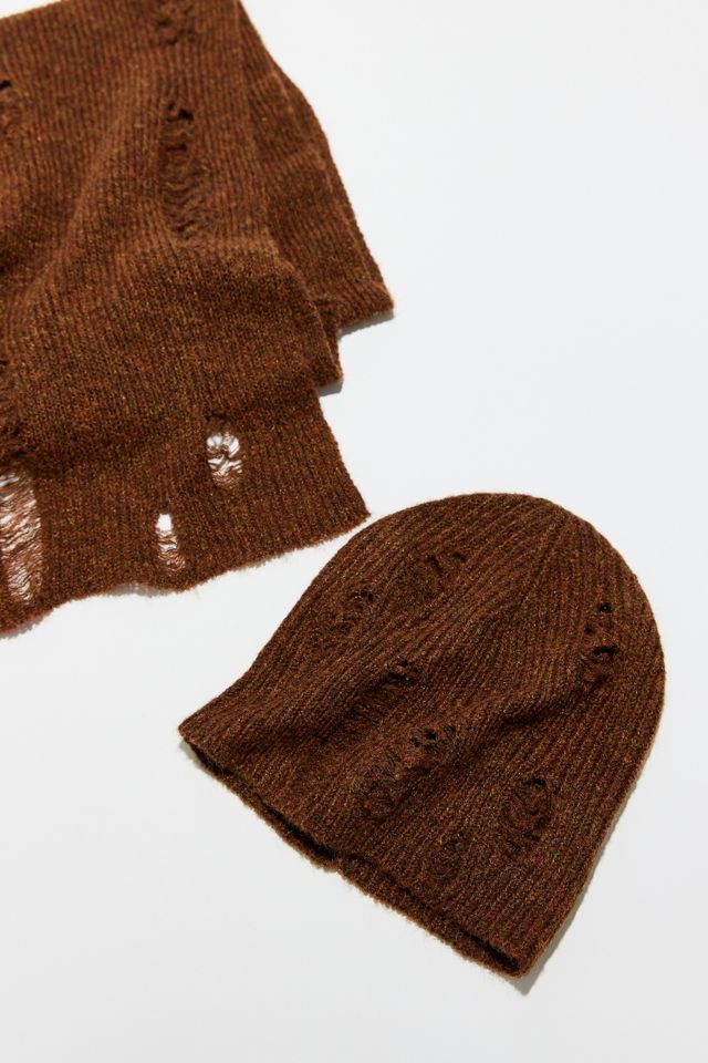 Jax Distressed Knit Beanie | Urban Outfitters