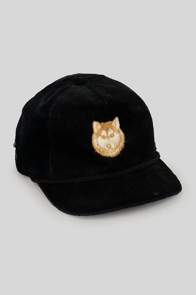 Vintage Cord With Rope Wolf Strapback Hat | Urban Outfitters