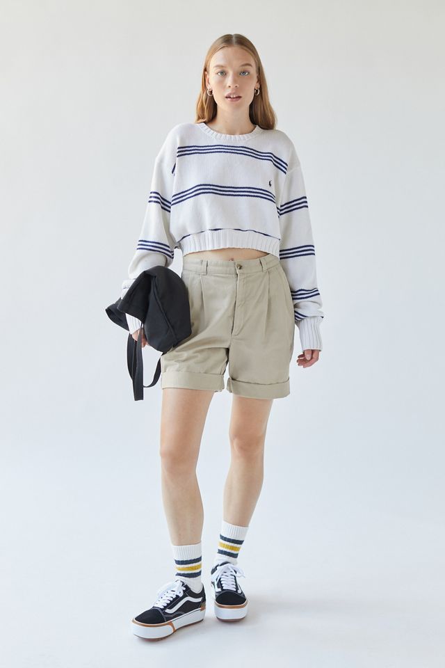 Urban Renewal Remade Striped Cropped Sweater | Urban Outfitters
