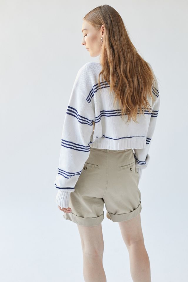 Urban Renewal Remade Striped Cropped Sweater | Urban Outfitters