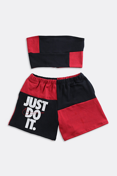 Frankie Collective Rework Nike Patchwork Sweatshorts Set 058 | Urban ...