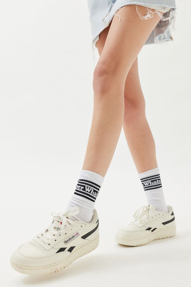 Verbiage Athletic Crew Sock | Urban Outfitters