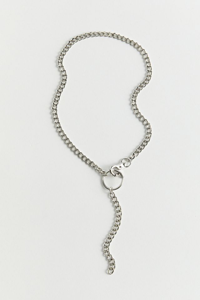 Curb Chain Lariat Necklace | Urban Outfitters