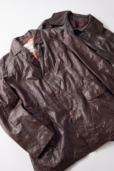 Urban Renewal Vintage Leather Trench Jacket | Urban Outfitters