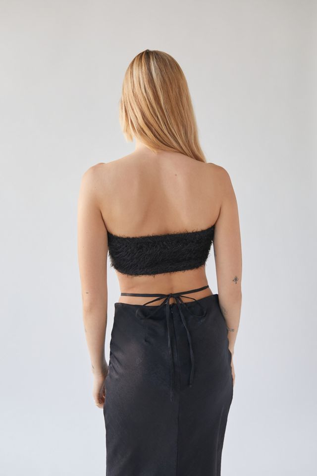 Urban Renewal Remnants Fuzzy Tube Top | Urban Outfitters
