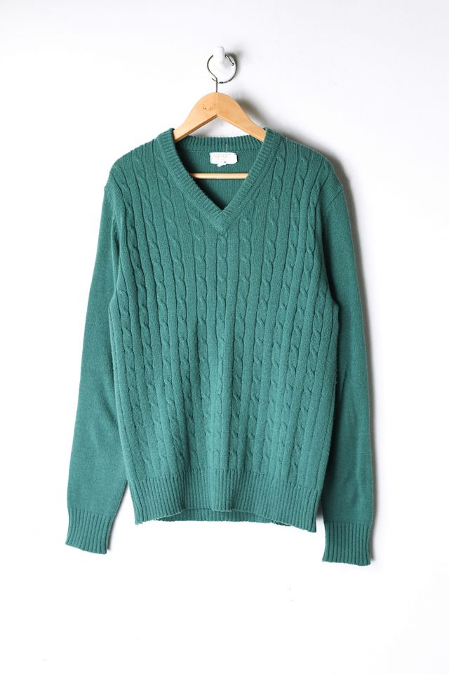 Vintage 60s Forest-Green Sweater | Urban Outfitters
