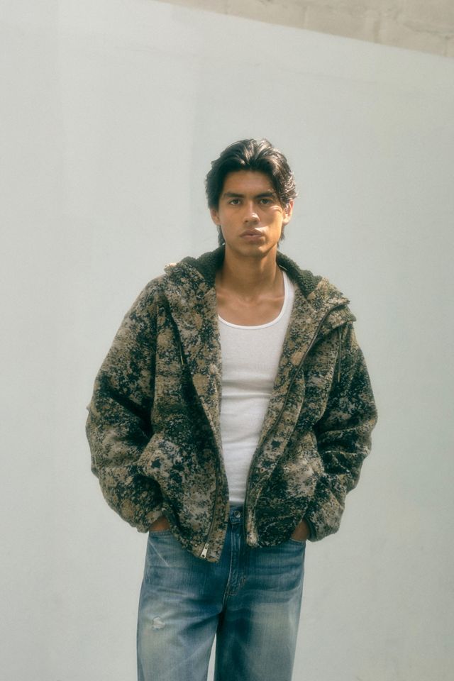 BDG River Jacquard Hooded Jacket | Urban Outfitters Canada