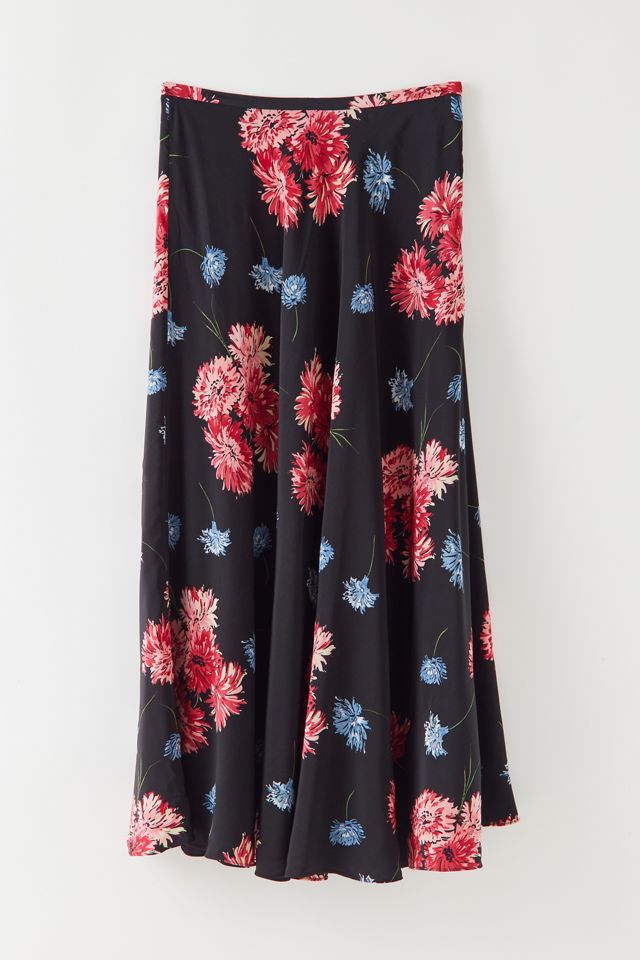 Vintage Simple Floral Maxi Skirt | Urban Outfitters