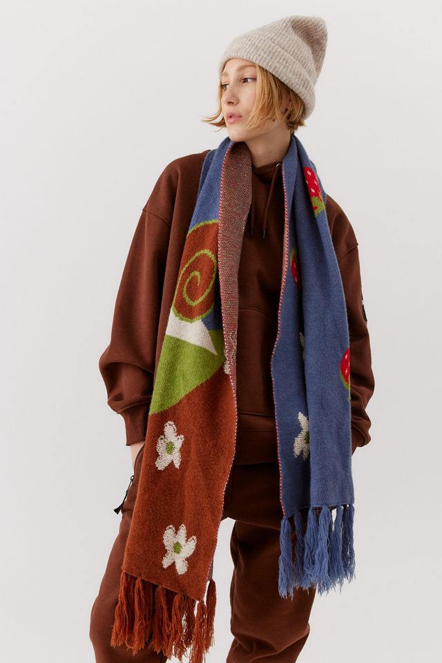 Dash Scene Knit Scarf | Urban Outfitters Canada