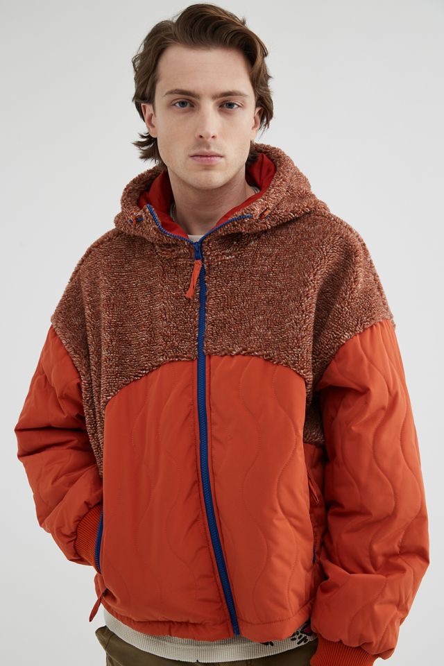 Without Walls Piled Fleece & Quilt Mix Jacket | Urban Outfitters