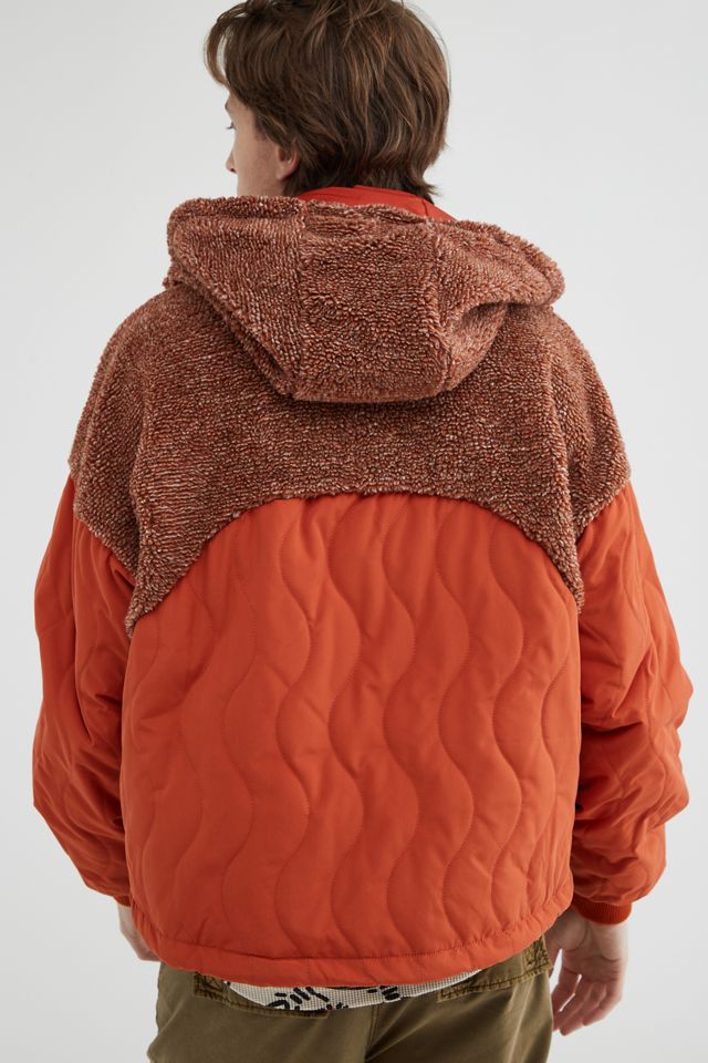 Without Walls Piled Fleece & Quilt Mix Jacket | Urban Outfitters