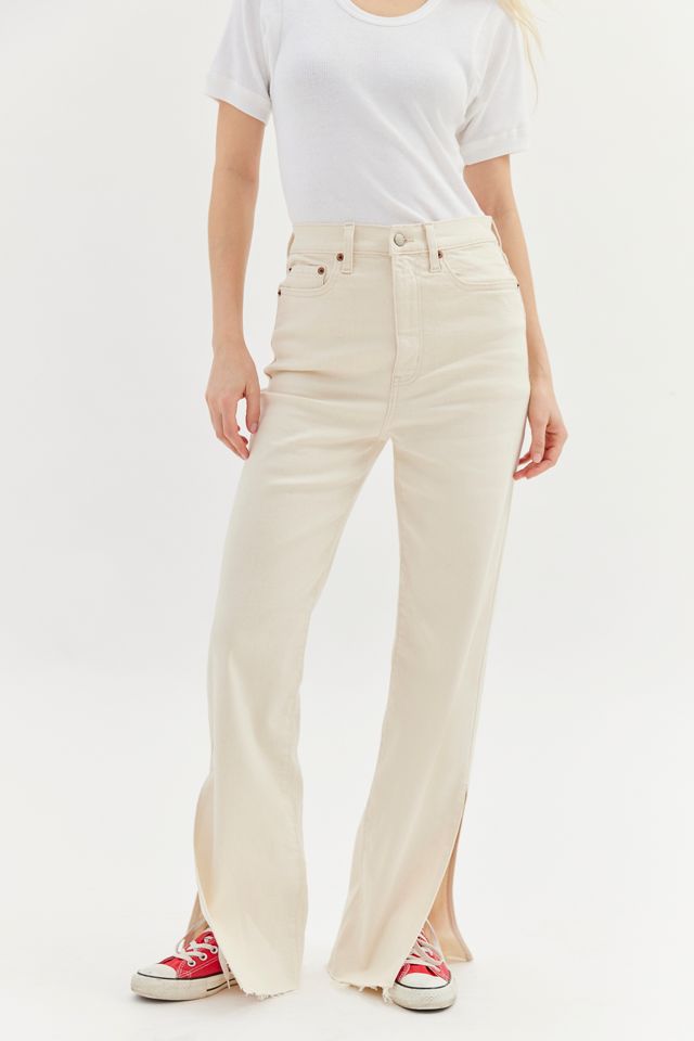 Daze Far Out Split Hem Jean - Raw Cut | Urban Outfitters