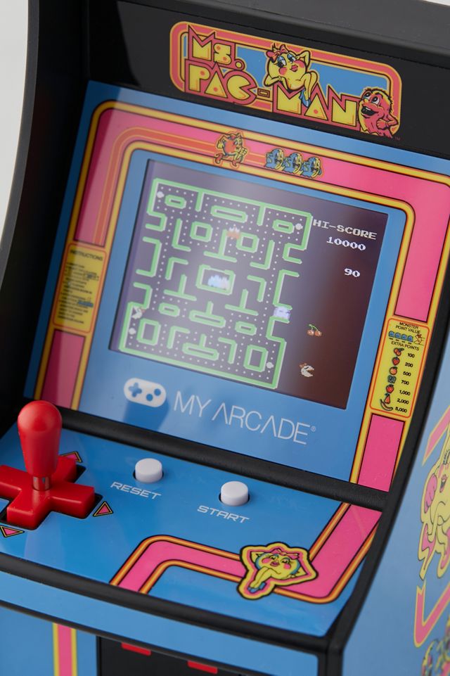 Ms. Pac-Man Retro Micro Player Arcade Game | Urban Outfitters