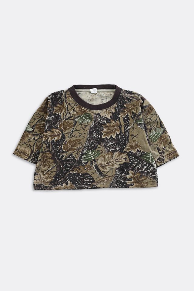 Vintage Tree Camo Crop Tee 005 | Urban Outfitters