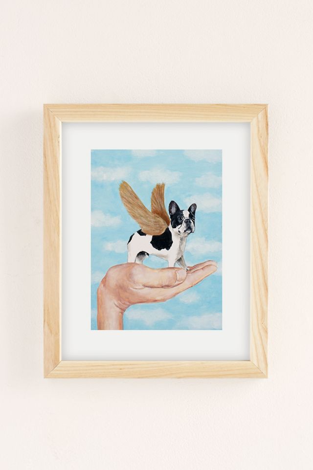 Reproduction artistique Frenchie With Golden Wings Coco de Paris ...
