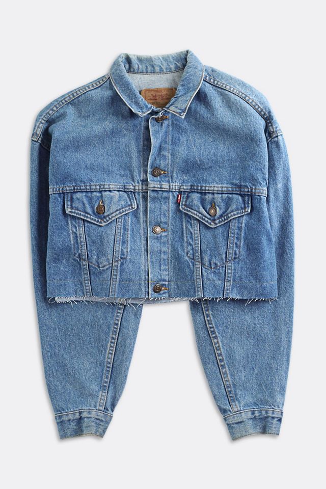 Vintage Levis Denim Crop Jacket 001 | Urban Outfitters