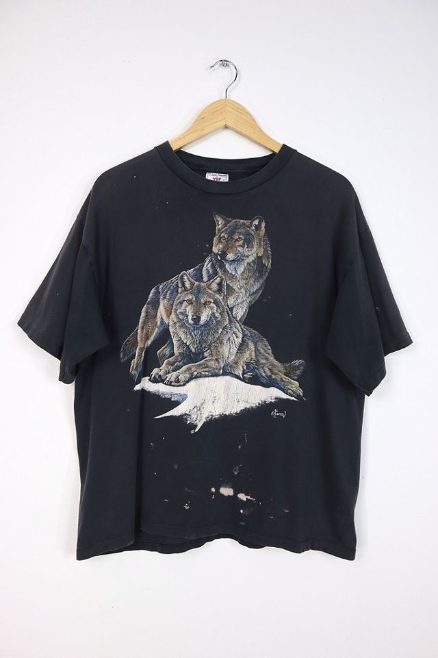 Vintage Distressed Wolf Tee | Urban Outfitters