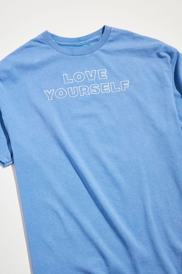 Love Yourself Embroidered Tee | Urban Outfitters