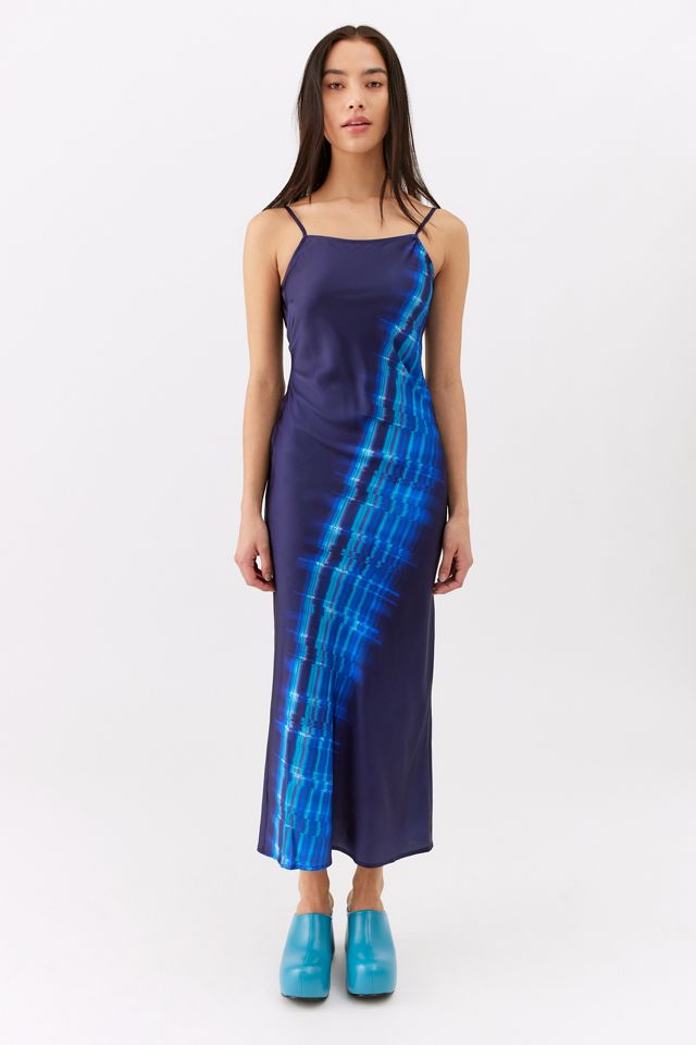 Another Girl Satin Midi Dress | Urban Outfitters