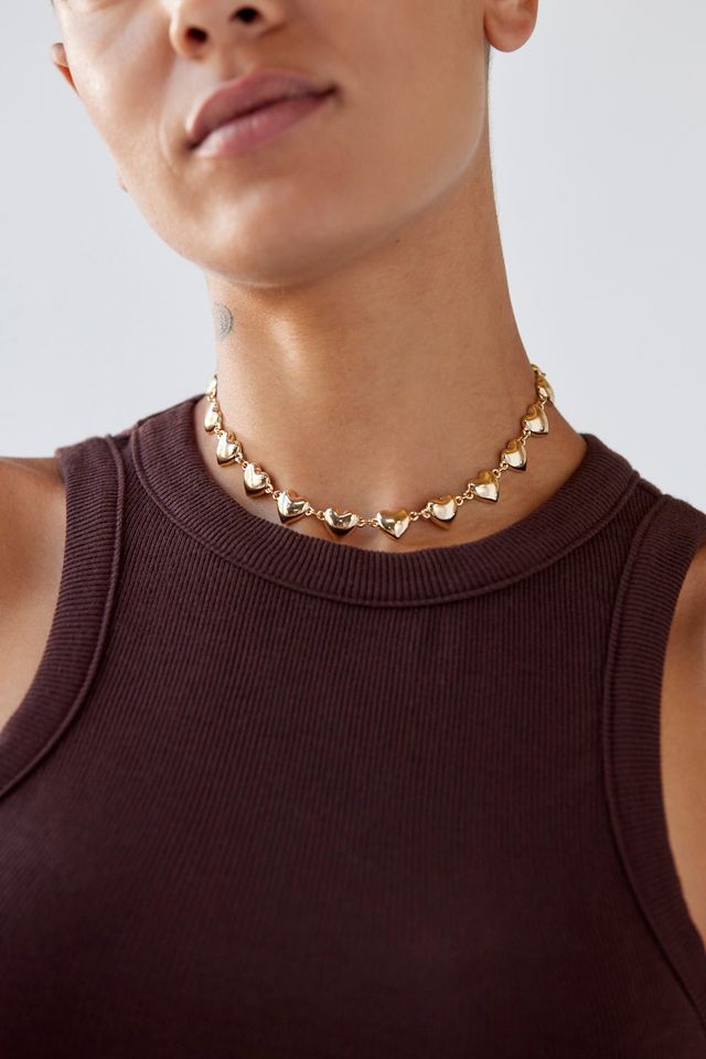 Heart Collar Necklace | Urban Outfitters