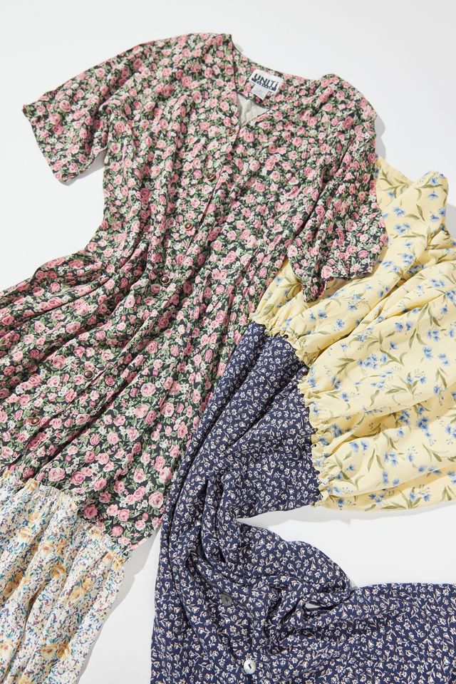 Urban Renewal Remade Floral Ruffle Maxi Dress | Urban Outfitters