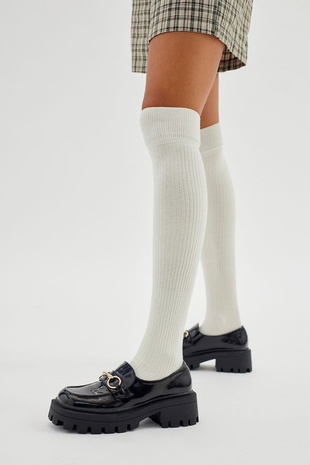 Ribbed Knee-High Sock | Urban Outfitters