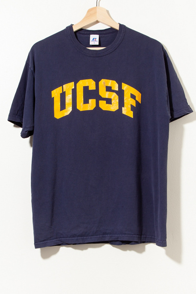 Vintage Y2K UCSF Russell Spell Out Graphic T-Shirt | Urban Outfitters