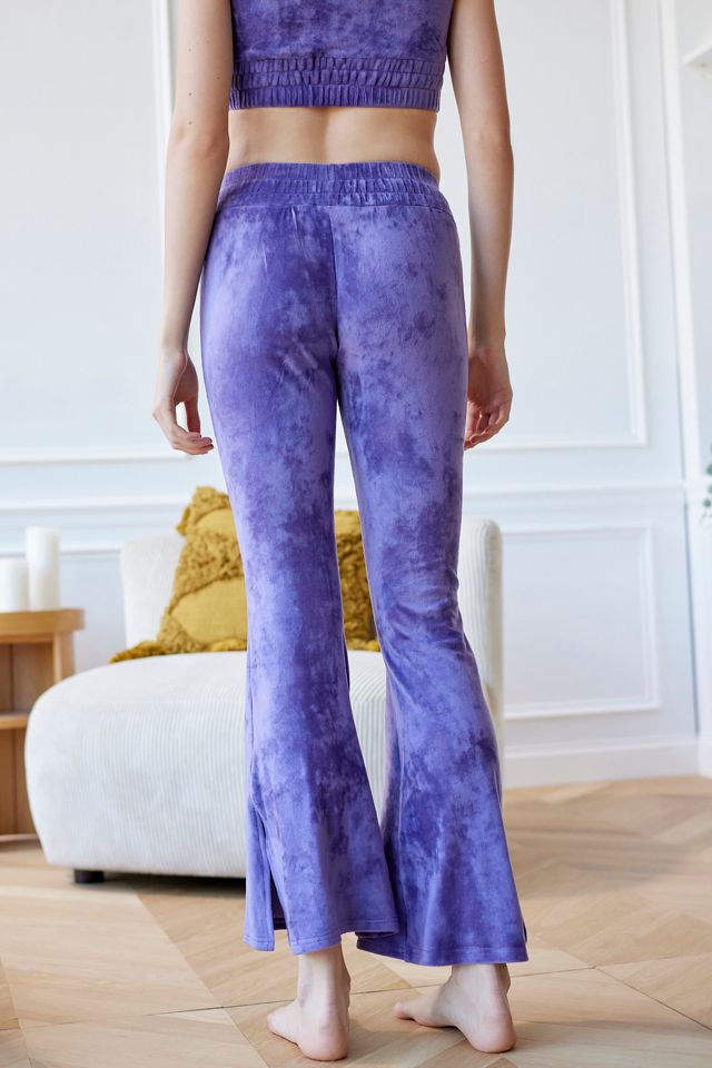 Out From Under Aria Velour Flare Pant | Urban Outfitters