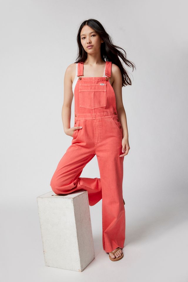 Wrangler Casey Jones Flare Denim Overall - Poppy Red | Urban Outfitters