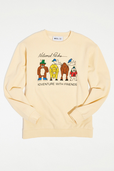 Parks Project Adventure With Friends Crew Neck Sweatshirt | Urban ...