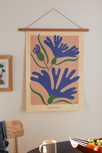 PSTR Studio Madelen Cornflowers Frameless Art Print | Urban Outfitters