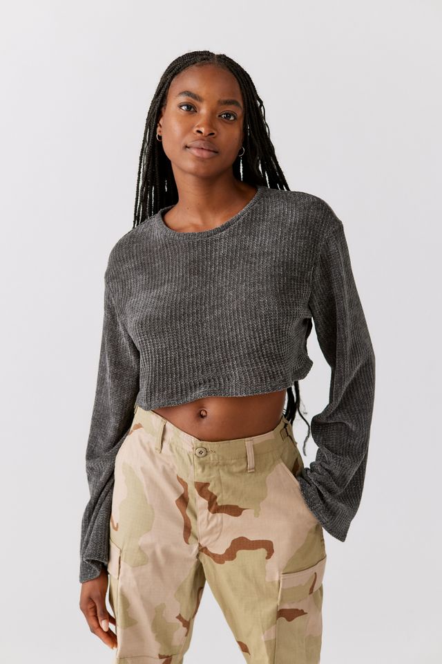 Urban Renewal Remnants Cozy Drippy Sleeve Crew Neck Sweater | Urban ...