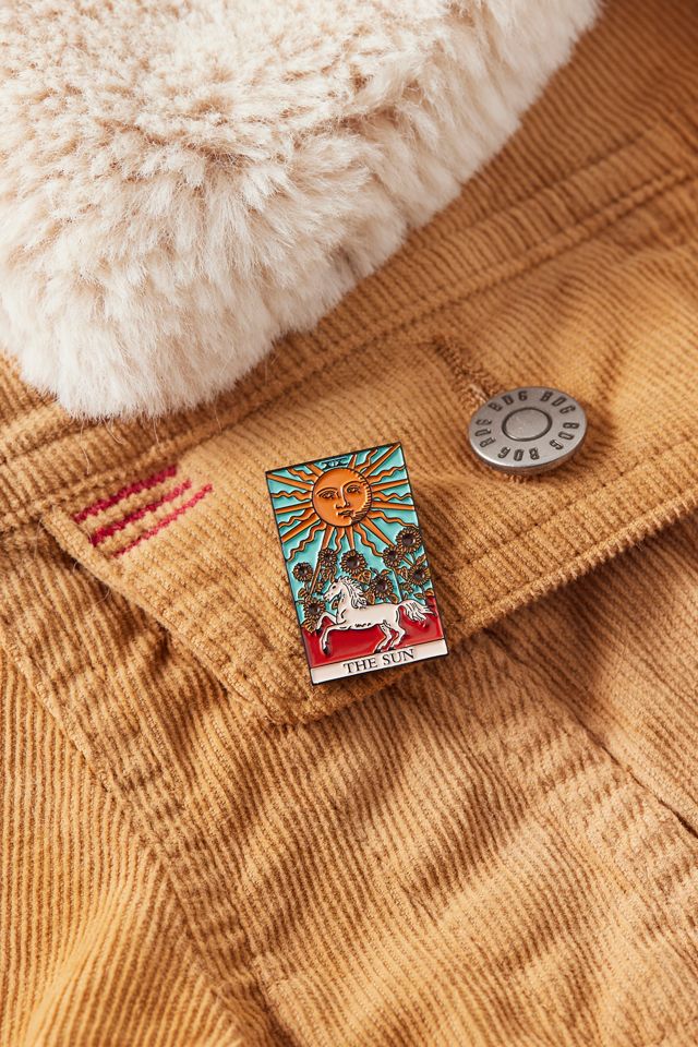 Enamel Tarot Card Pin | Urban Outfitters