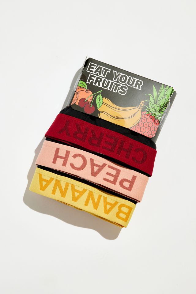 Eat Your Fruits Boxer Brief 3-Pack | Urban Outfitters