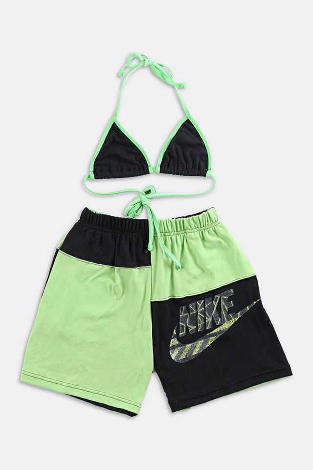 Frankie Collective Rework Nike Patchwork Tee Shorts Set 119 | Urban ...
