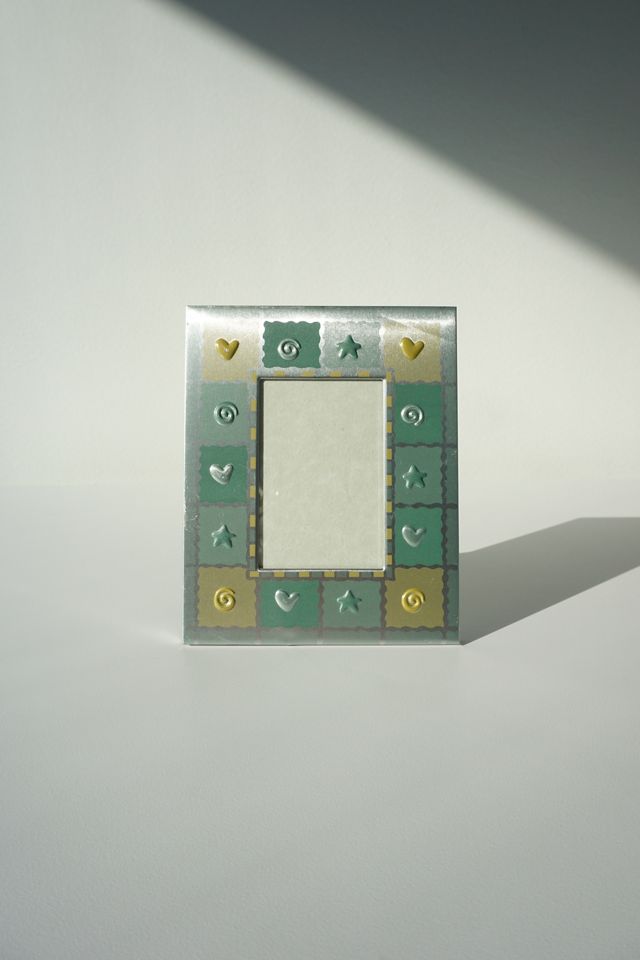 Y2K Spiral Check Metal Picture Frame | Urban Outfitters