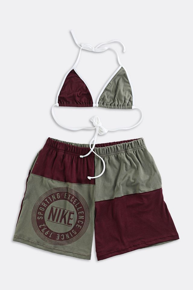 Frankie Collective Rework Nike Patchwork Tee Short Set 185 | Urban ...
