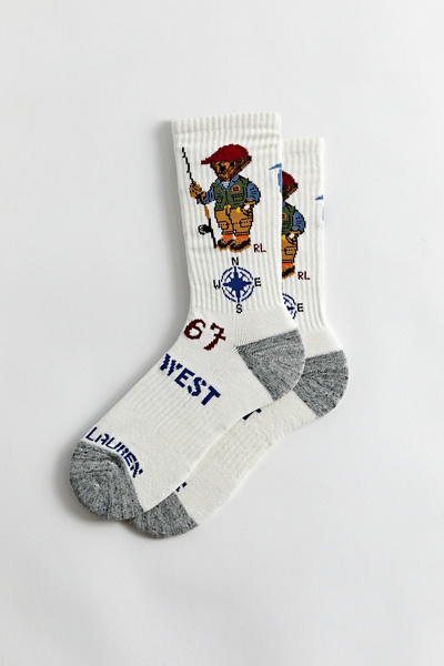 Polo Ralph Lauren Key West Bear Crew Sock | Urban Outfitters