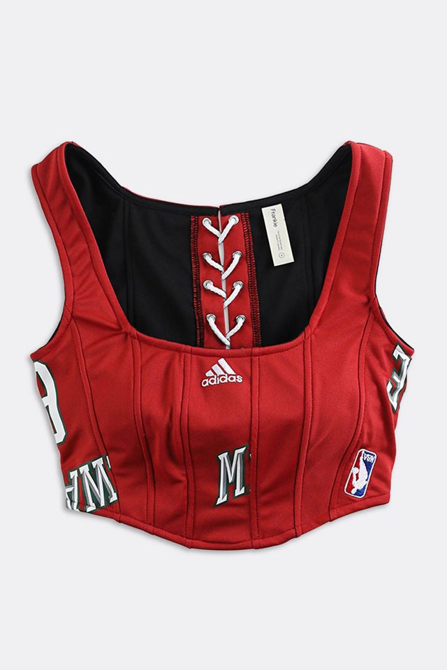 Frankie Collective Rework Bucks NBA Corset | Urban Outfitters