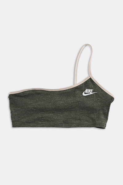 Frankie Collective Rework Nike One Shoulder Bra Top 001 | Urban Outfitters