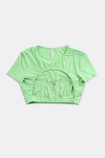 Frankie Collective Rework Polo Cut Out Tee 109 | Urban Outfitters