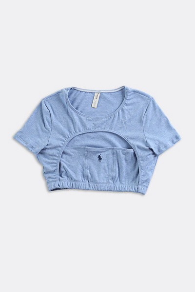 Frankie Collective Rework Polo Cut Out Tee 110 | Urban Outfitters