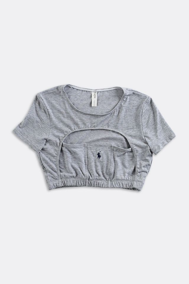 Frankie Collective Rework Polo Cut Out Tee 111 | Urban Outfitters