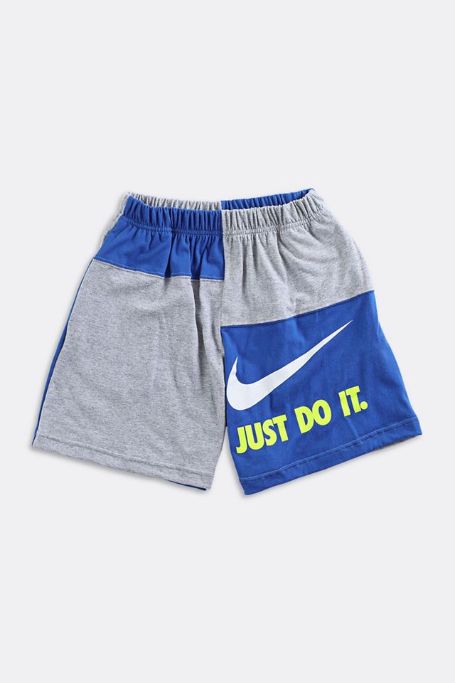 Frankie Collective Rework Nike Patchwork Tee Shorts | Urban Outfitters Frankie Collective Rework Nike Patchwork Tee Shorts | Urban Outfitters