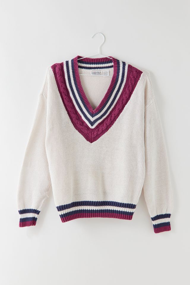 Vintage V-Neck Sweater | Urban Outfitters