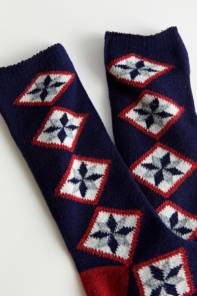 Patchwork Crew Sock | Urban Outfitters