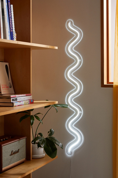 XL Squiggle Neon Sign | Urban Outfitters