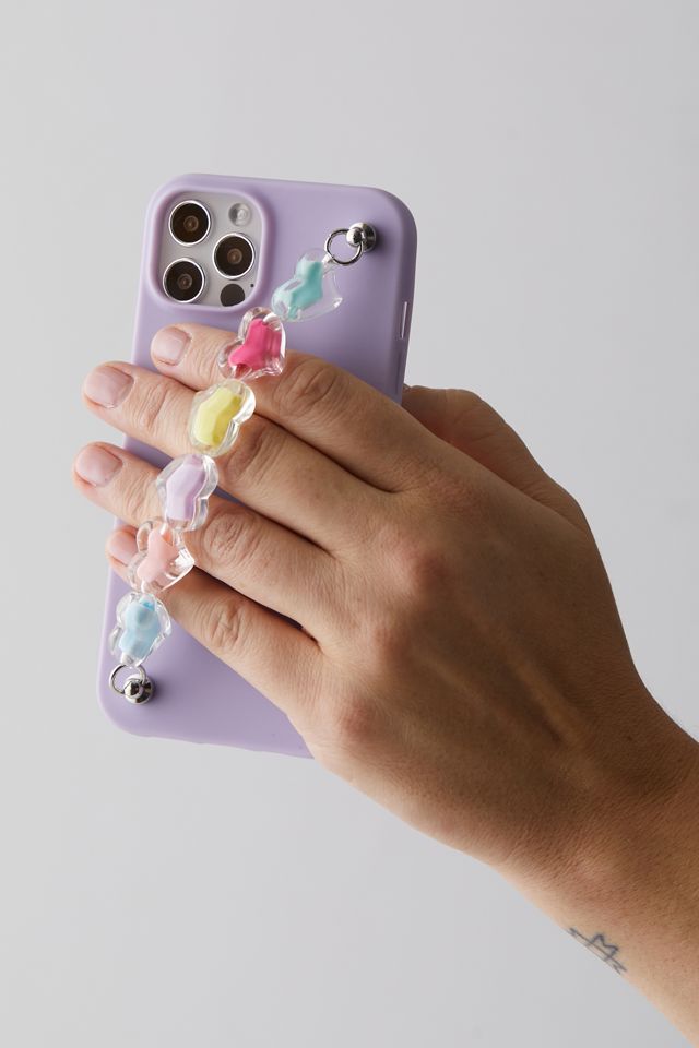 UO Lavender Heart Chain iPhone Case | Urban Outfitters Canada