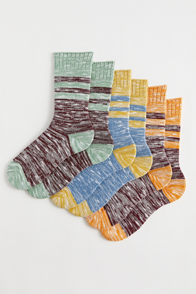Marled Stripe Sock 3-Pack | Urban Outfitters