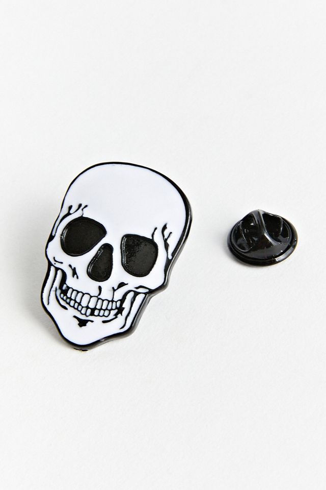 Skull Enamel Pin | Urban Outfitters